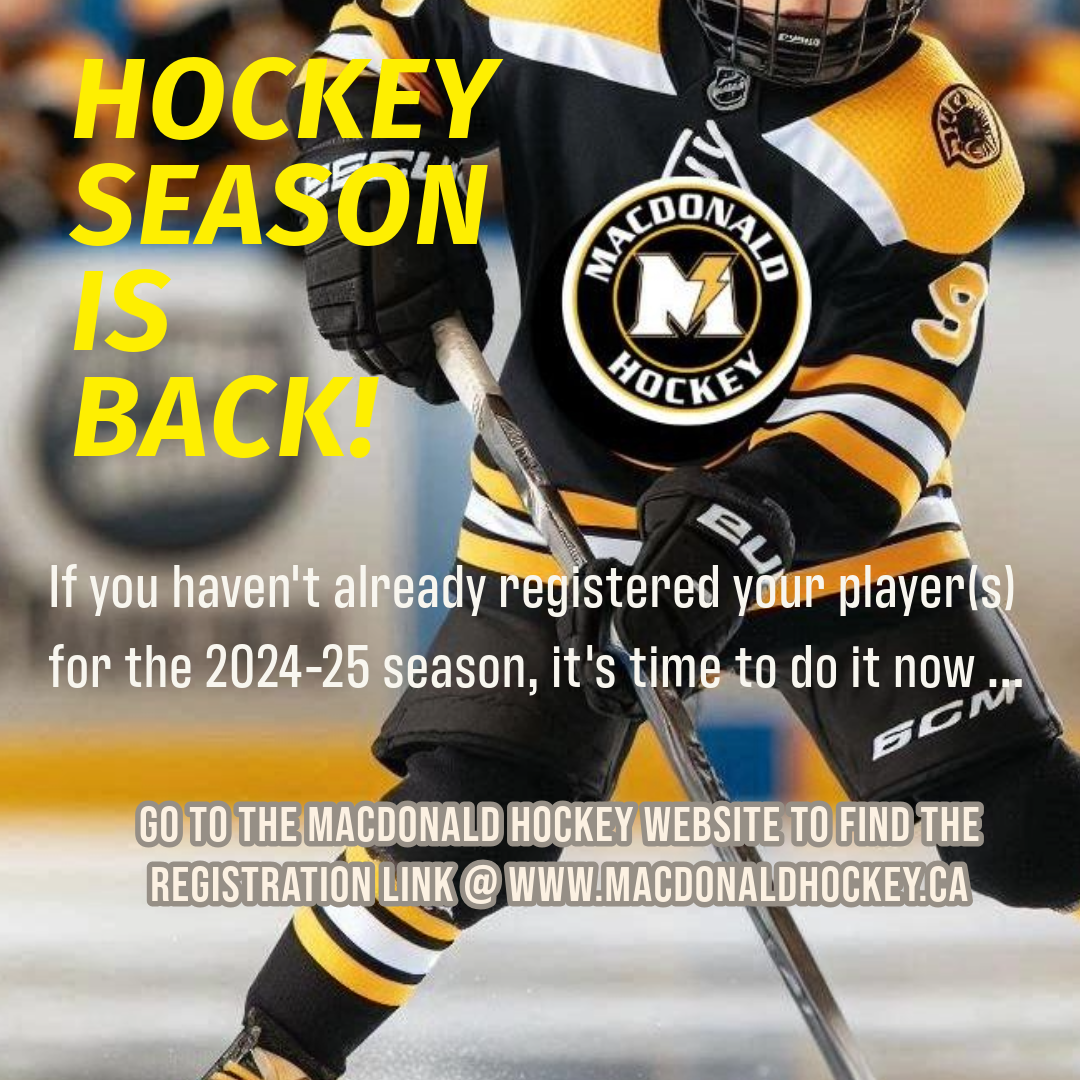 Macdonald Minor Hockey Association : Powered by TeamLinkt