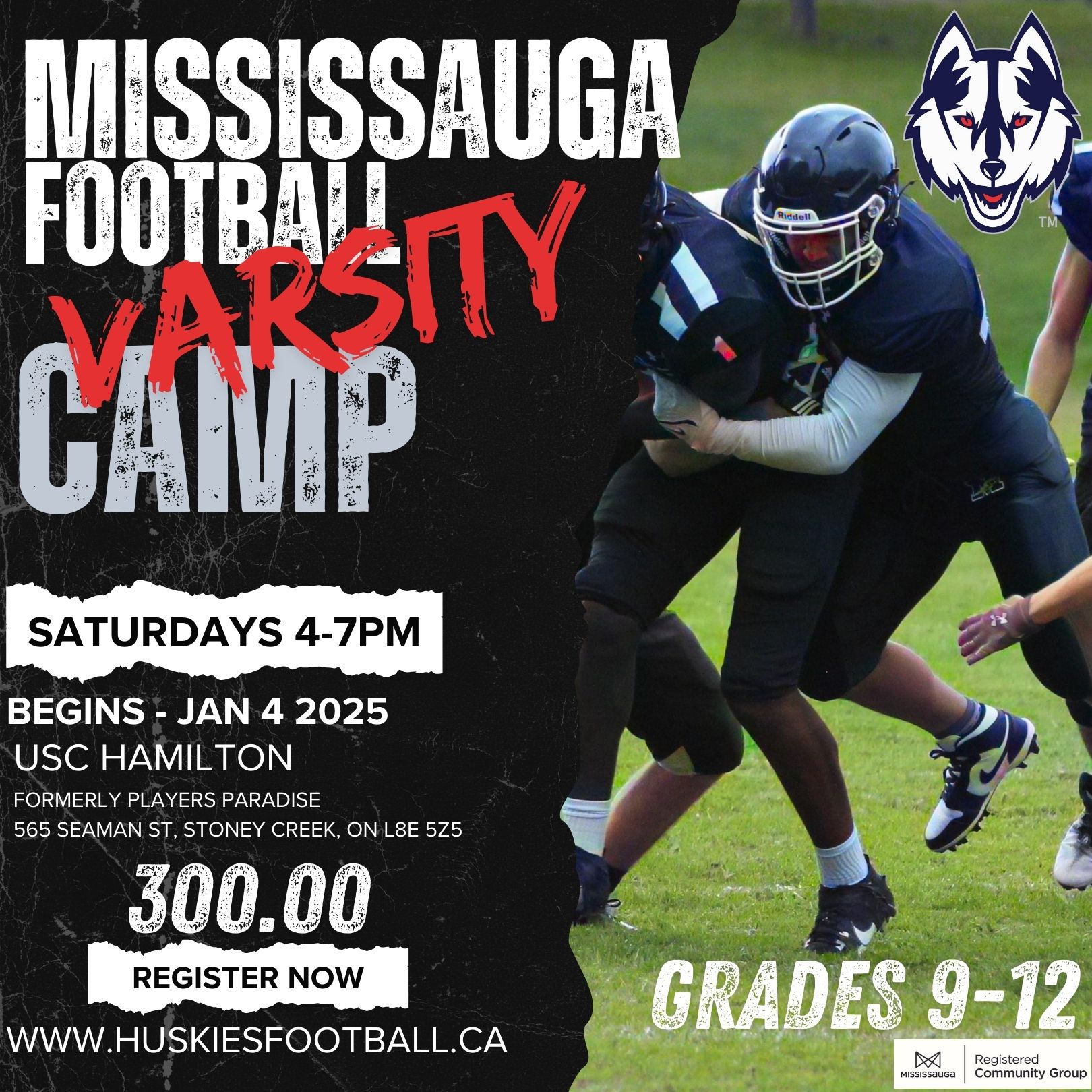 Mississauga Minor Football Inc. : Powered by TeamLinkt